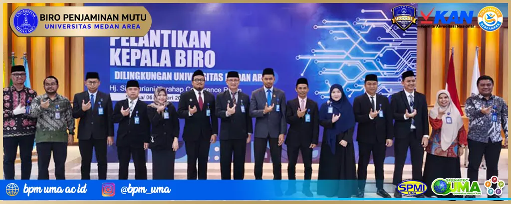 Pelantikan Kepala Biro Di Lingkungan UMA Tahun 2025 - BPM